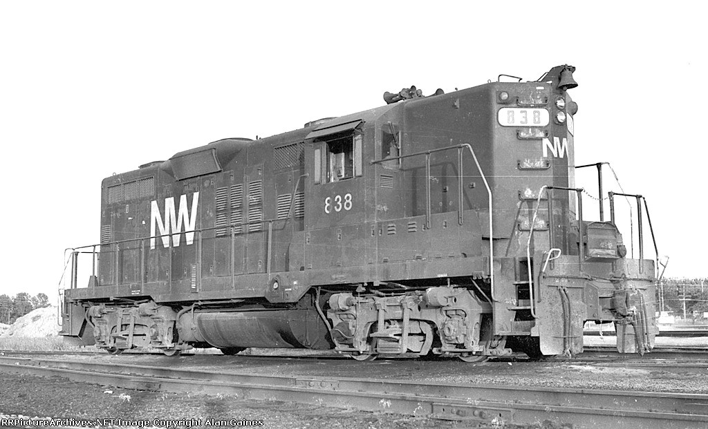 N&W GP-9 838